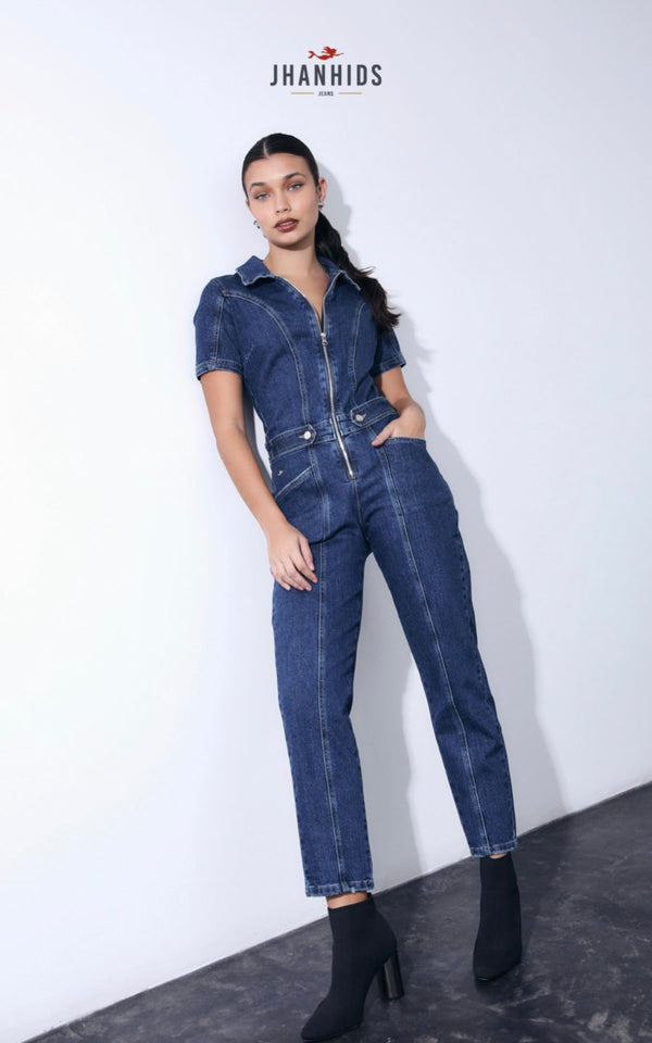 Enterizo Jeans Para Mujer – Mi Gamarra